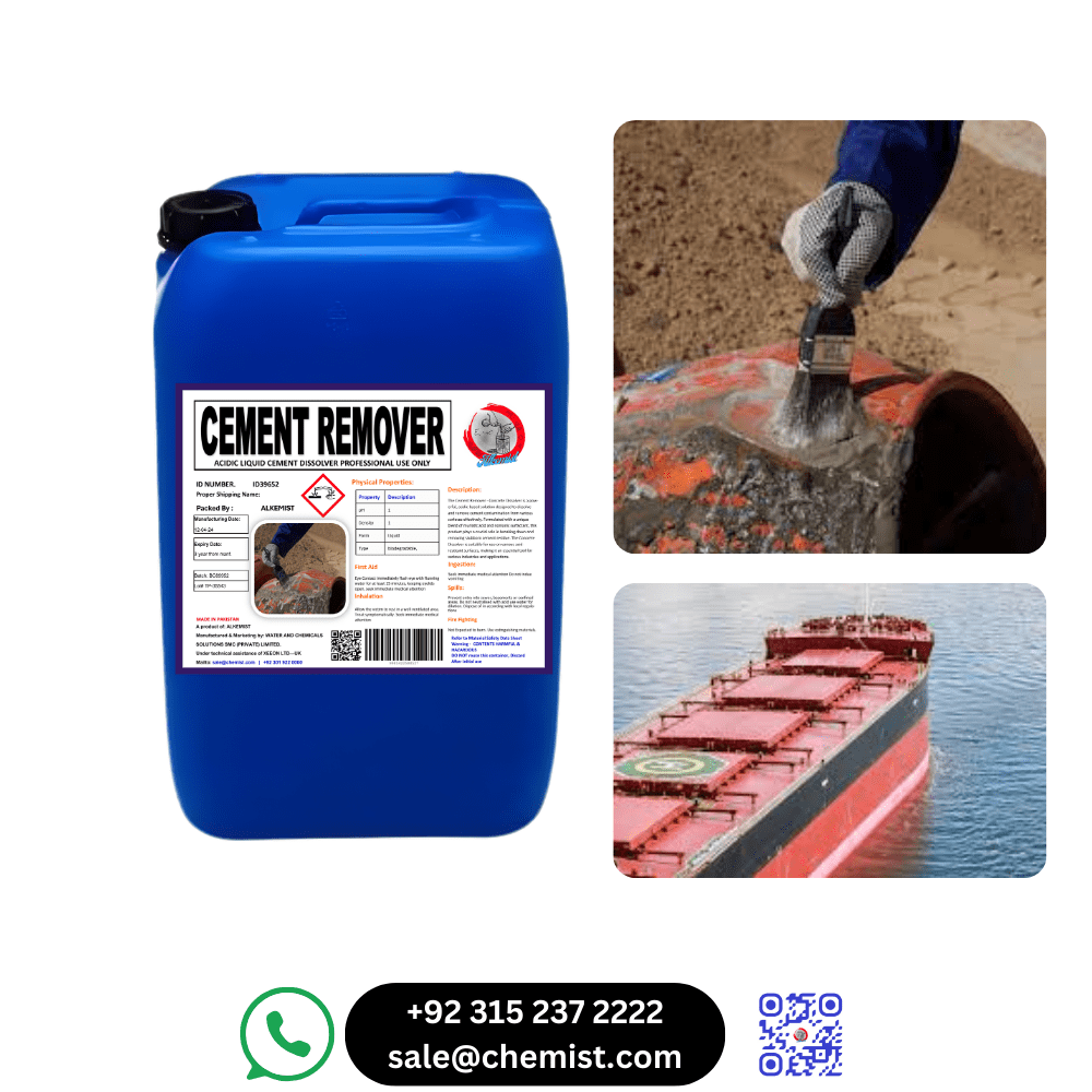 Cement Remover & Marine Cargo Cleaner – Powerful Acidic Solution by ...
